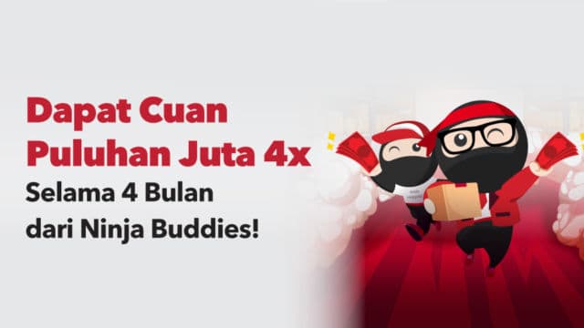 Ninja Buddies - Dapat Komisi Jutaan Rupiah dengan Ajak Teman!